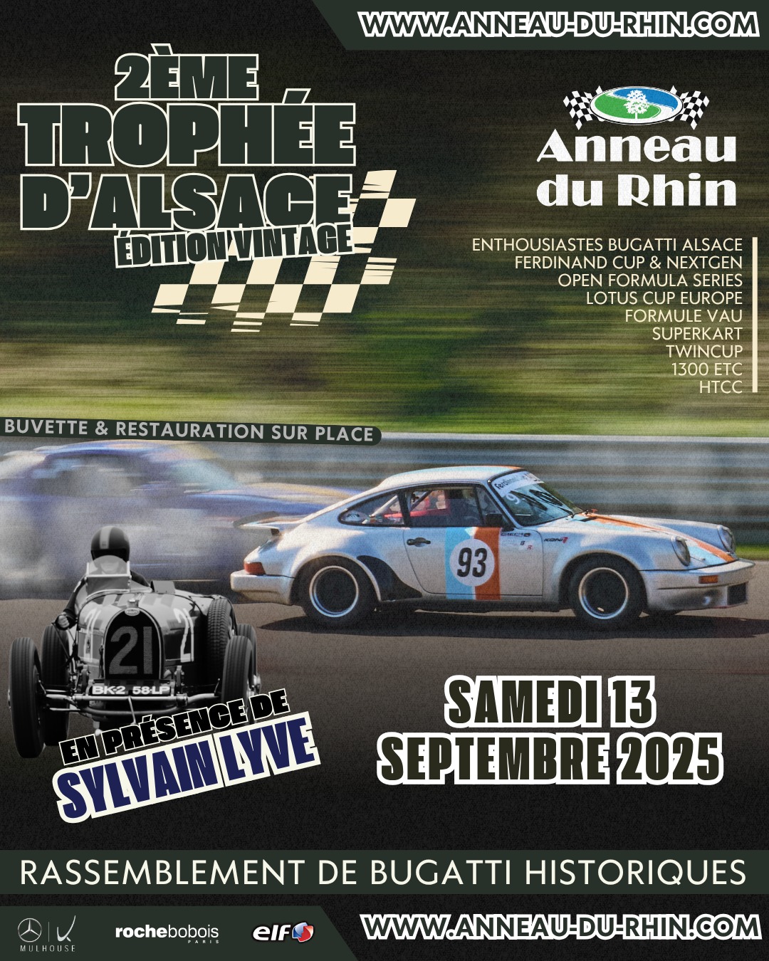 13 - 14/09 Trophée d'Alsace, manifestations au circuit de l'Anneau du Rhin